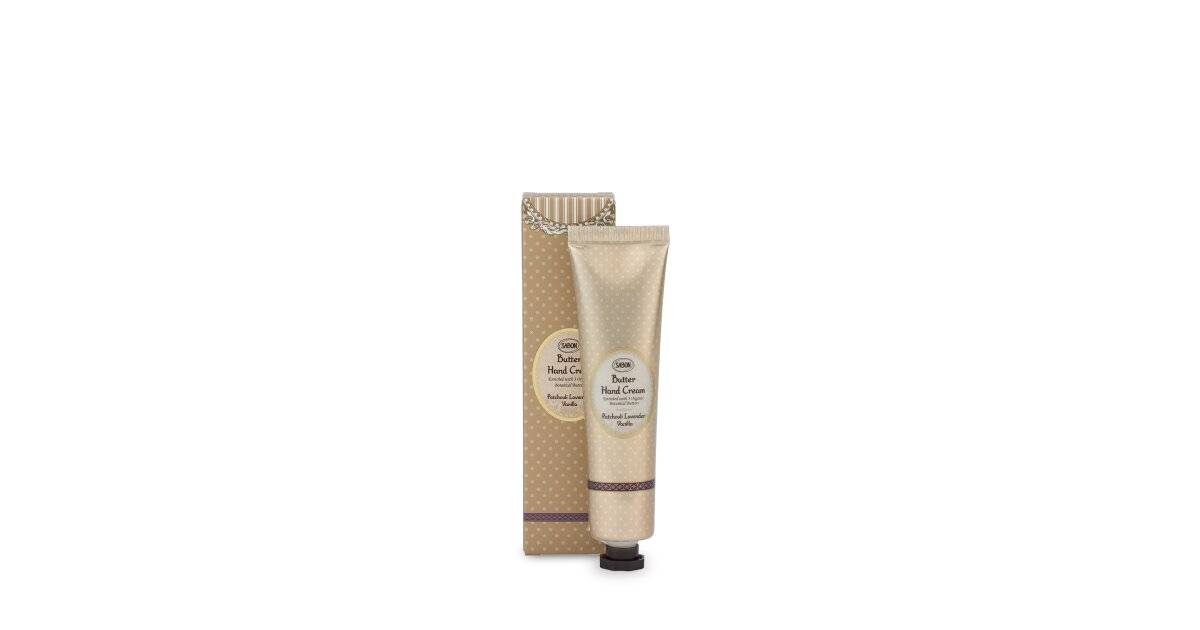 Unt de mâini travel Patchouli - Lavender - Vanilla, 30 ml | SABON România